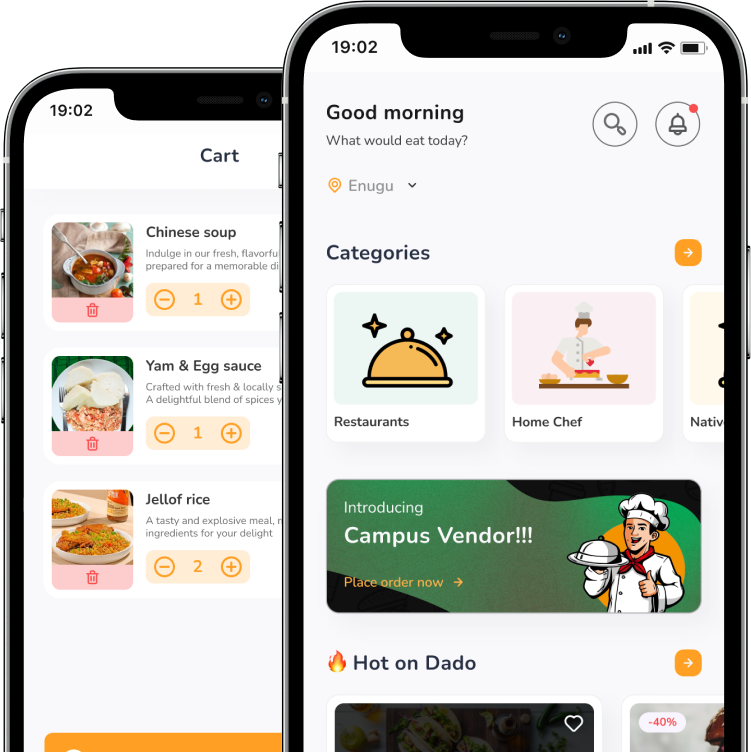 DadoFoods | Order With Ease From Local Vendors In Your City
